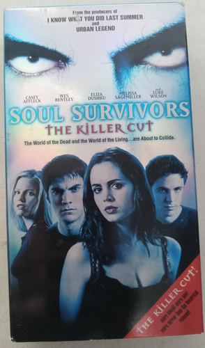 Soul Survivors The Killer Cut VHS Tape Casey Affleck Eliza Dushku ...