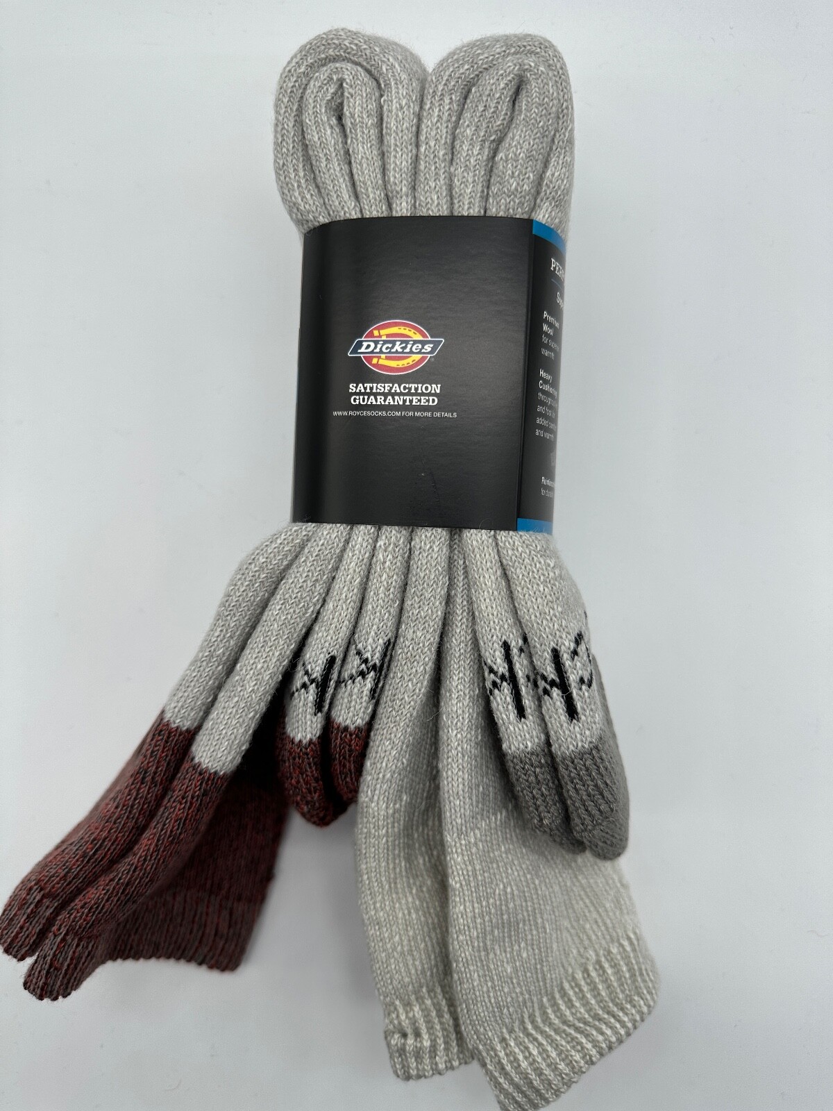 2 PAIRS DICKIES WOOL HEAVY WEIGHT PERFORMANCE THERMALS BOOT LENGHT MENS ...