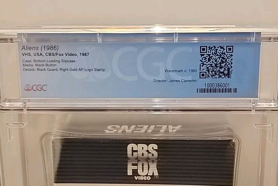 ALIENS VHS (CBS FOX 1987) | SEALED | CGC Graded 9.2 | eBay