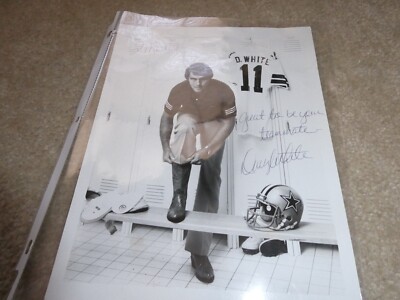 Vintage NFL Danny White Autograph Signed 10x8 Promo Photo Photograph #2 ...
