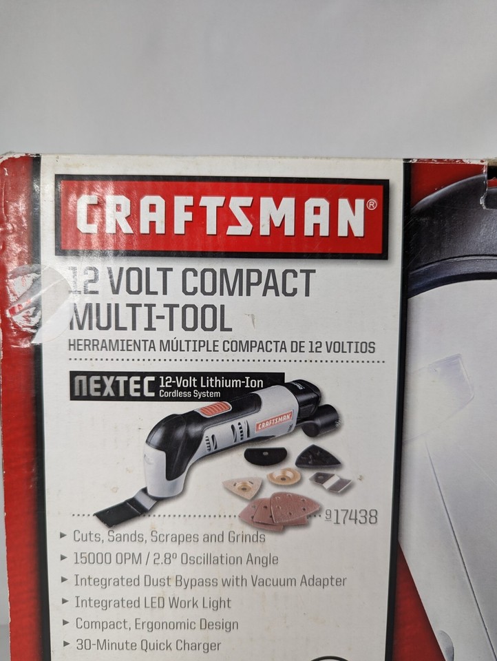 Craftsman Nextec 12-volt Multi-Tool Part # 30566 692042590511| eBay