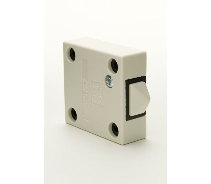 Jeani White Cabinet Switch 2A Surface Push To Break Door Wardrobe ...