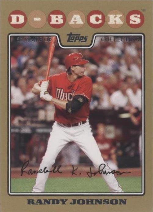 2008 Topps - Randy Johnson #396 Gold Border /2008 for sale online | eBay