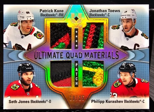 2022-23 Upper Deck Ultimate Collection - Ultimate Quad Materials ...