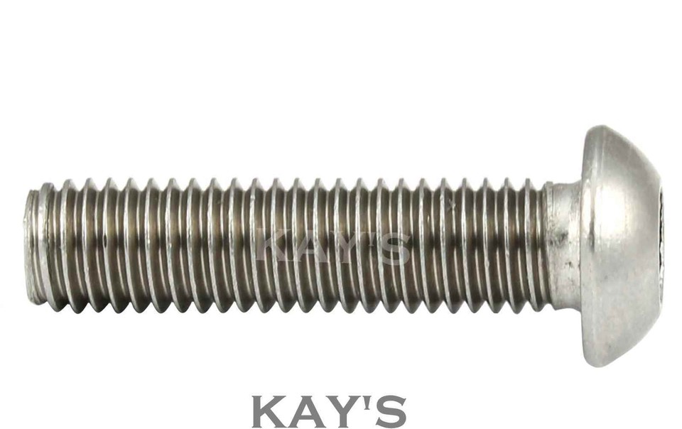 TORX BUTTON HEAD SECURITY SCREWS ANTI TAMPER BOLTS STAINLESS M3 M4 M5 ...