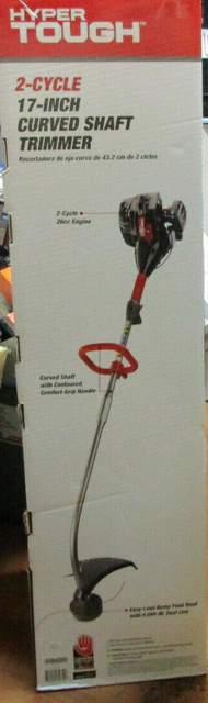 Hyper Tough 17 in Curved Shaft Gas String Trimmer (HY26CSTVNM) for sale ...