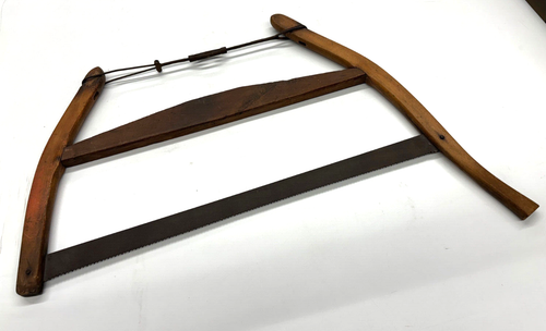 Antique Trojan Wooden Handle Buck Bow Saw | eBay