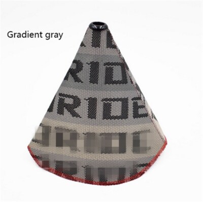Car Racing Shift Knob Shift Boot Cover Gear Shifter Cover Gradient Gray ...