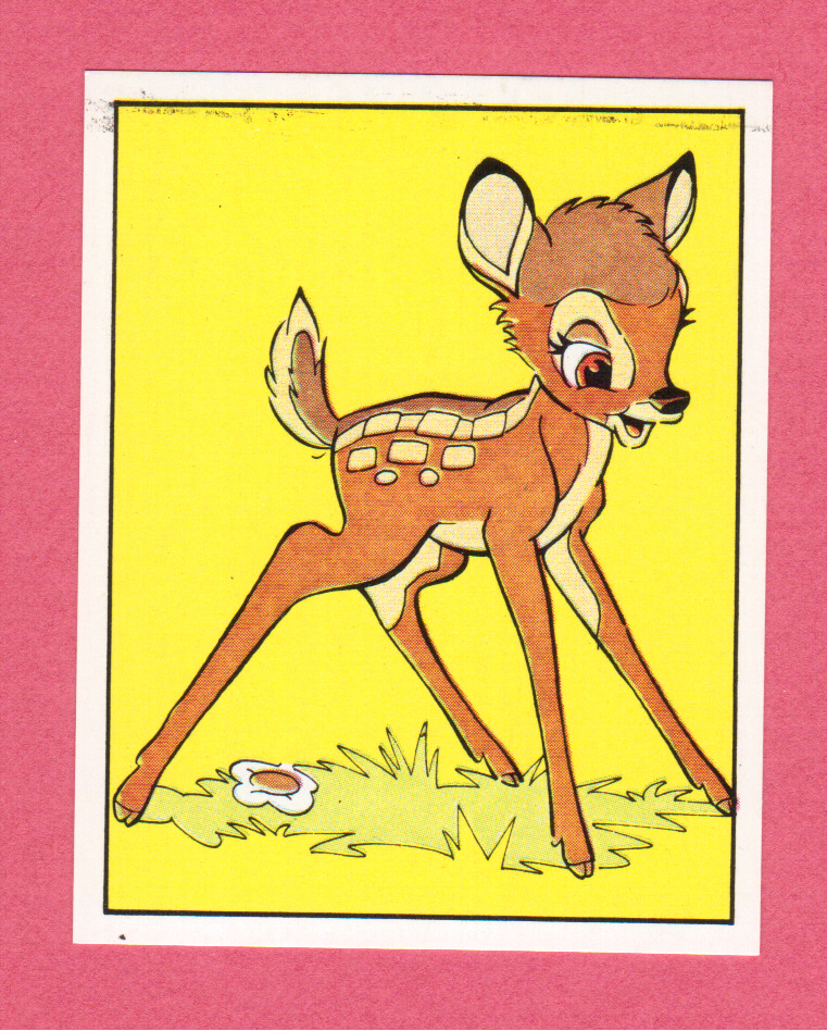 Bambi Walt Disney Panini Sticker Italy | eBay
