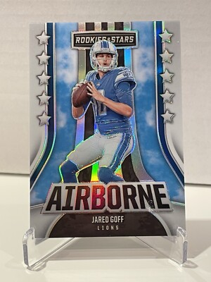 Jared Goff 2023 Rookies & Stars Football Airborne White 47/149 Detroit ...