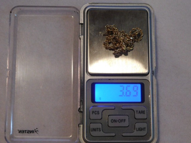 14K YELLOW GOLD DIAMOND CUT ROPE CHAIN 18" 2MM 3.69 GRAMS TW L14 | eBay