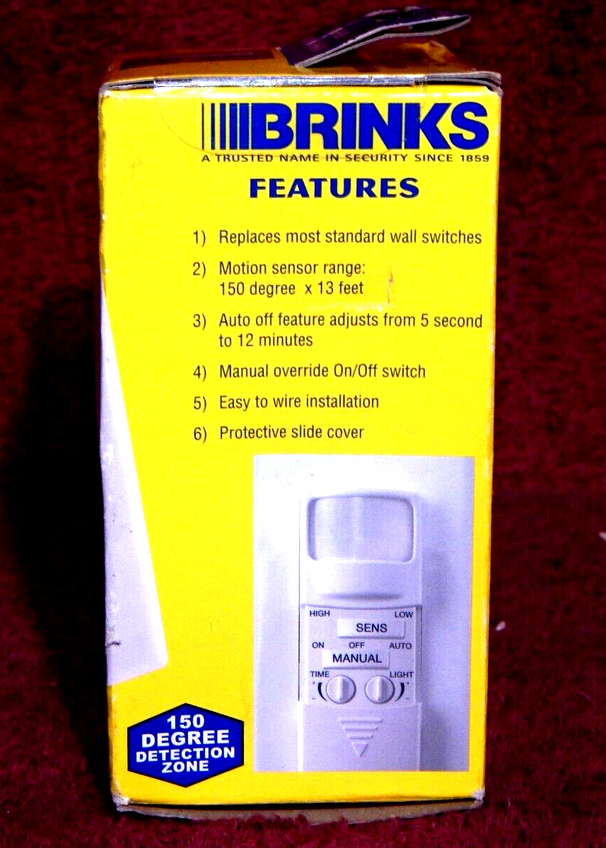 Brinks Motion Sensor Light Manual | Shelly Lighting