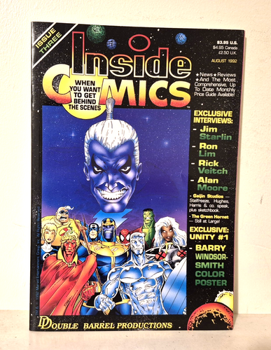 INSIDE COMICS August 1992, #3 | eBay