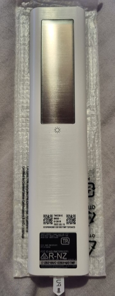 Genuine Samsung Smart TV Remote BN59-01391B Solar power TM2281E (Brand ...