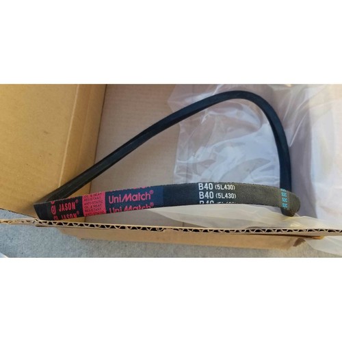 Jason V-Belt -B40- 5L430 - 43 Inch Length - 0.66” Width - 0.41” (2 Pack ...