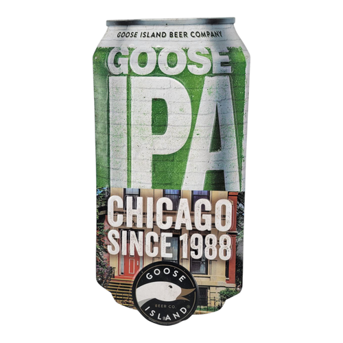 Goose Island Beer Company Goose IPA Metal Multicolored Beer Sign 29.5 ...