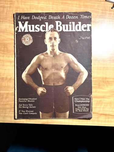 Rare 1925 Muscle Builder Magazine – Jewish Boxers Benny Leonard & Sid Terris | eBay