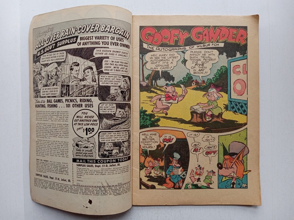 Goofy Comics #25 Golden Age 1948 Comic Book Animated Cartoons | eBay UK