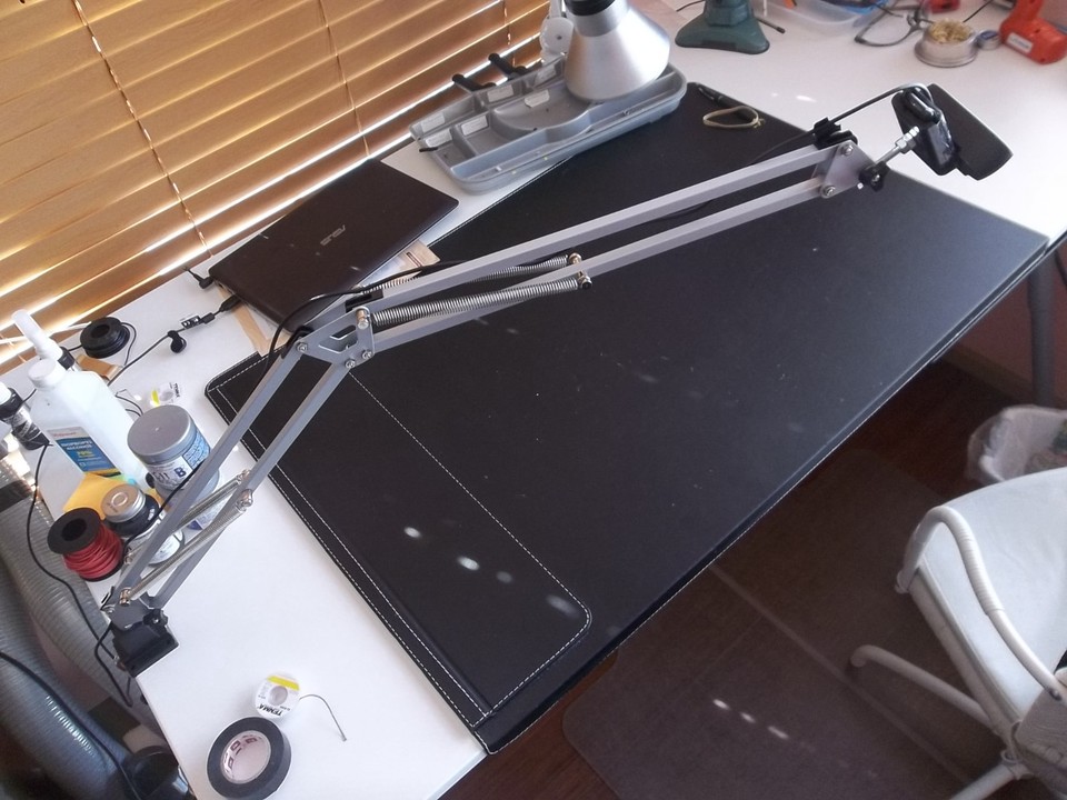 webcam cam camera mount articulating desk table top wall flexible ...