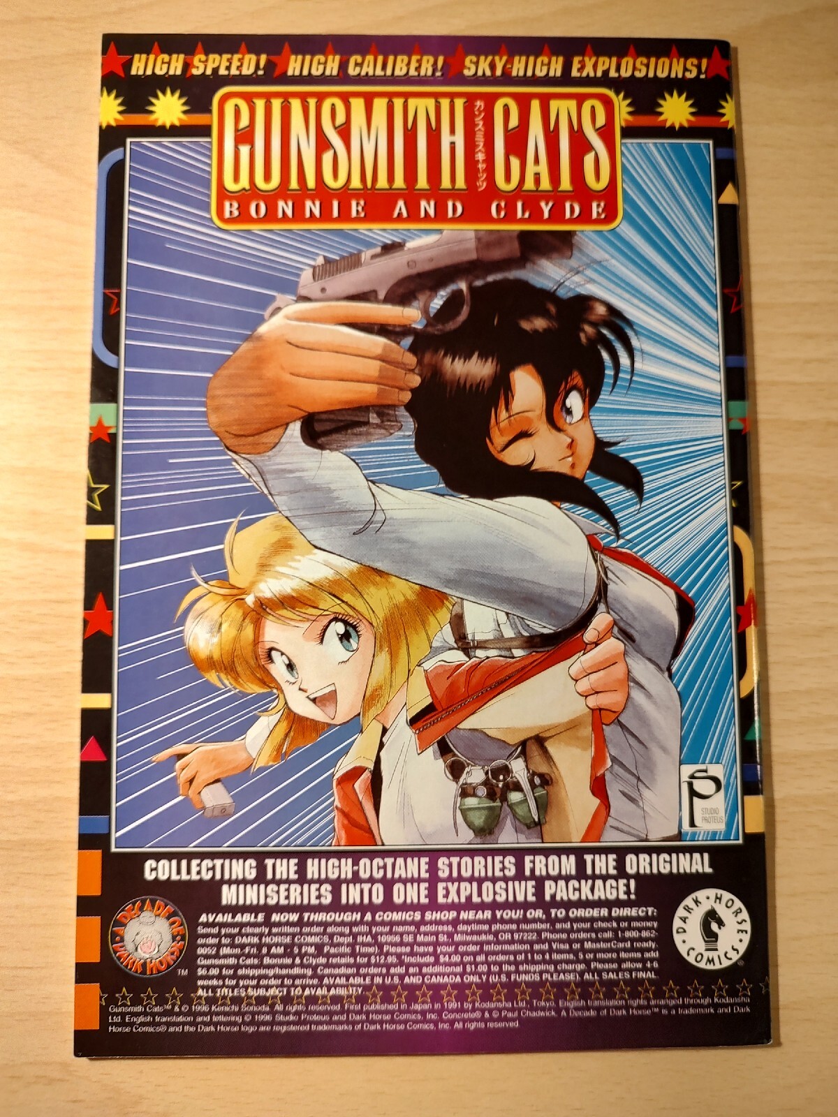 GUNSMITH CATS THE RETURN OF GRAY #2 VFNM Dark Horse Comics Manga | eBay