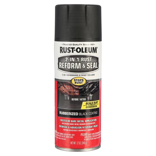 Rust-Oleum Auto 2-in-1 RUST REFORM & SEAL SPRAY PAINT | RUBBERIZED ...