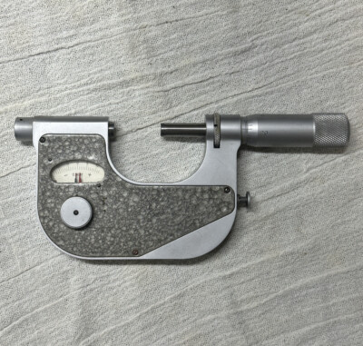 FOWLER / VIS 1-2” .0001” INDICATING MICROMETER COMPARATOR Machinist ...