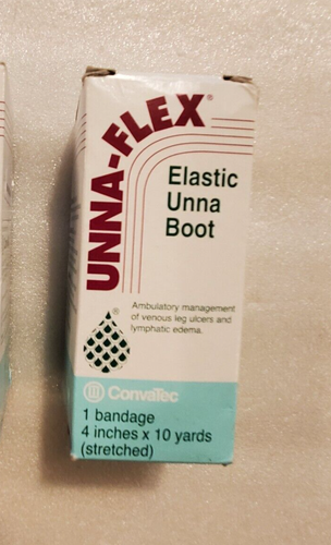 Convatec Elastic Unna Boot Unna-Flex Bandage 4 Inches x 10 Yards (NEW ...