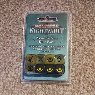 Warhammer Underworlds Nightvault Zarbags Gitz Dice Pack Gw Games ...