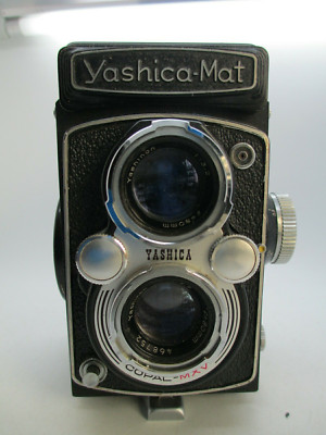Yashica Mat 6X6 Medium Format TLR Camera 80mm F3.5 Lenses W/ Case ...