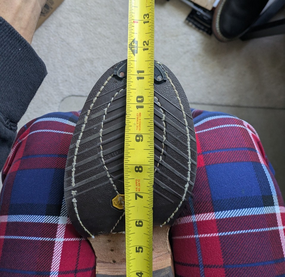 Wesco StandardStrange Knuckle Dragger Olive Waxed Flesh Boss Engineer Boots 7.5D | eBay