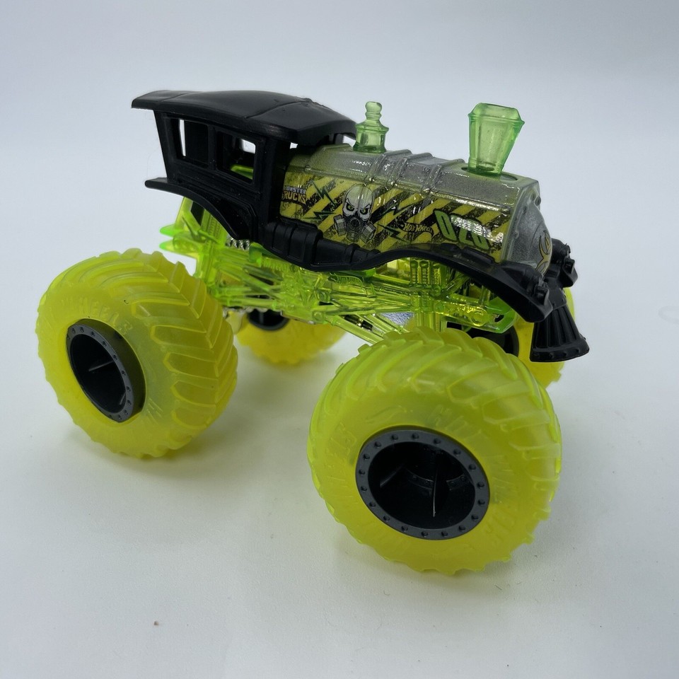 Hot Wheels Monster Truck 1:64 Rare Toxic Loco Punk Hot Wheels 028 Neon ...