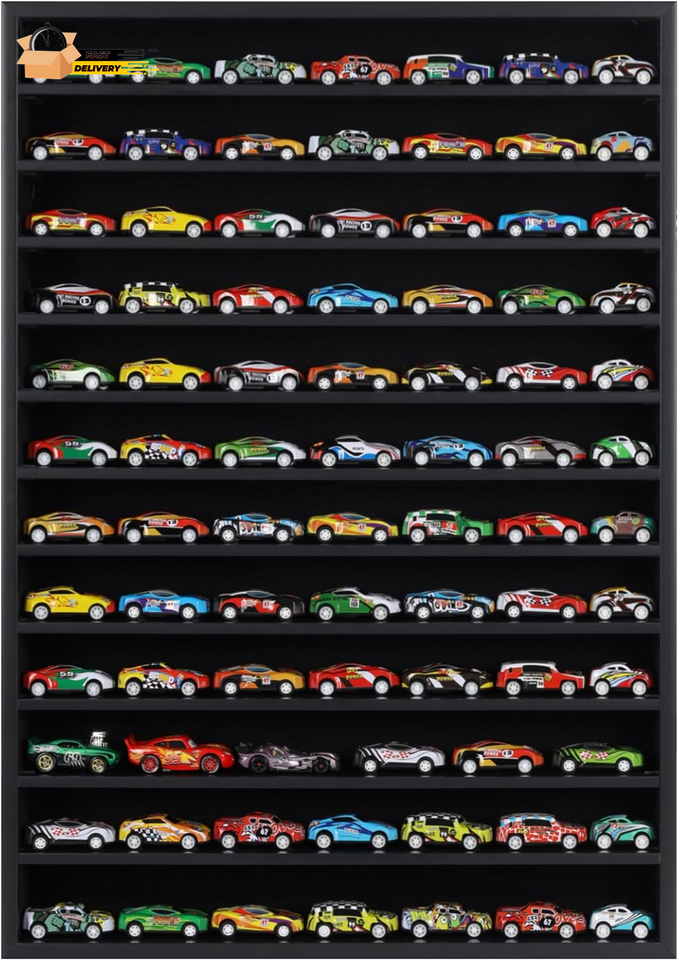 Open Front Hot 1:64 Scale Toy Cars Wheels Matchbox Display Case Die ...