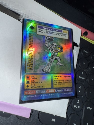 MetalEtemon Bo-27 1st Edition Holo Digimon Card Game 1999 Bandai LP | eBay