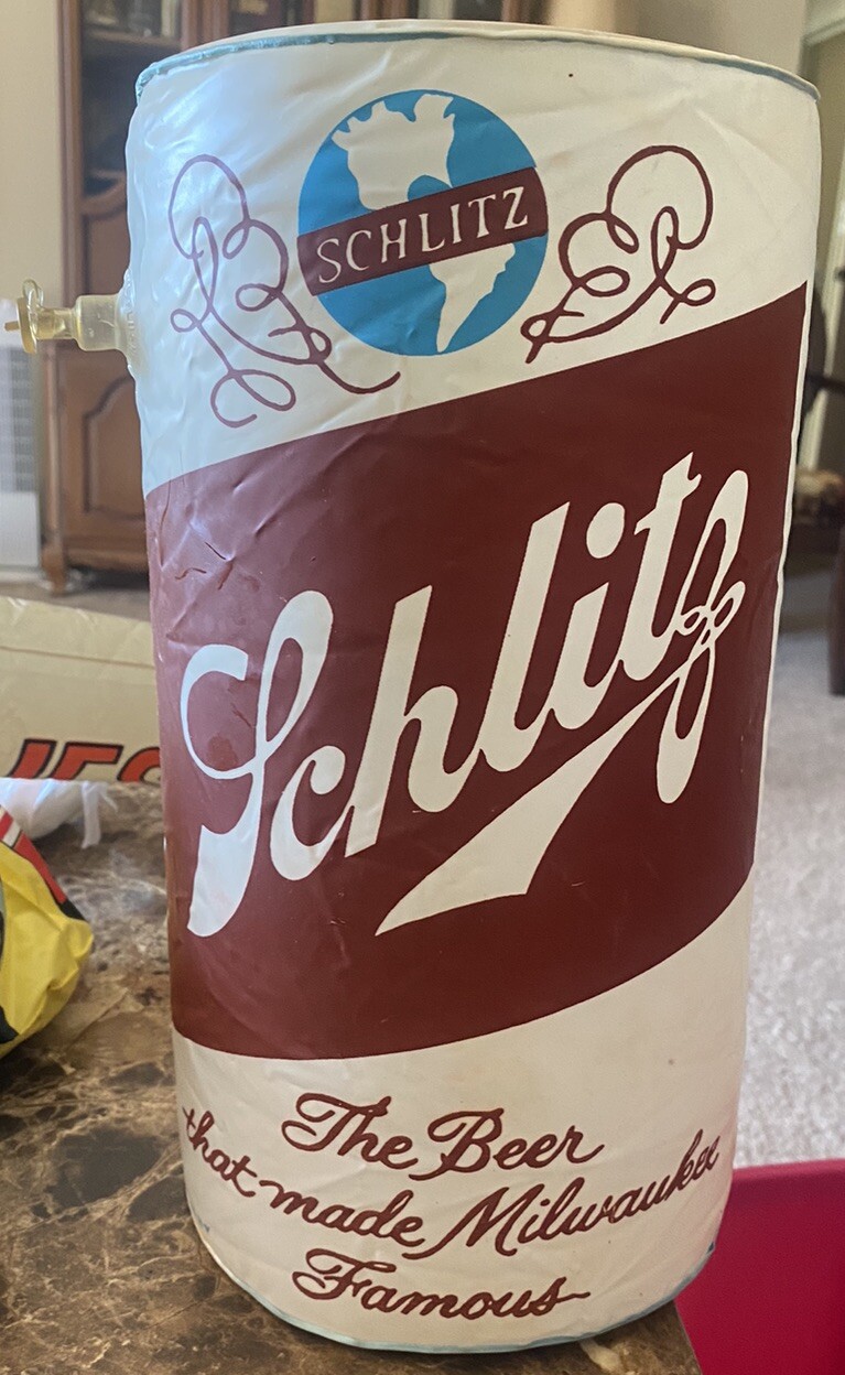Vintage 1960S Schlitz Beer Inflatable 16 Inch Beer Can Great Condition | eBay