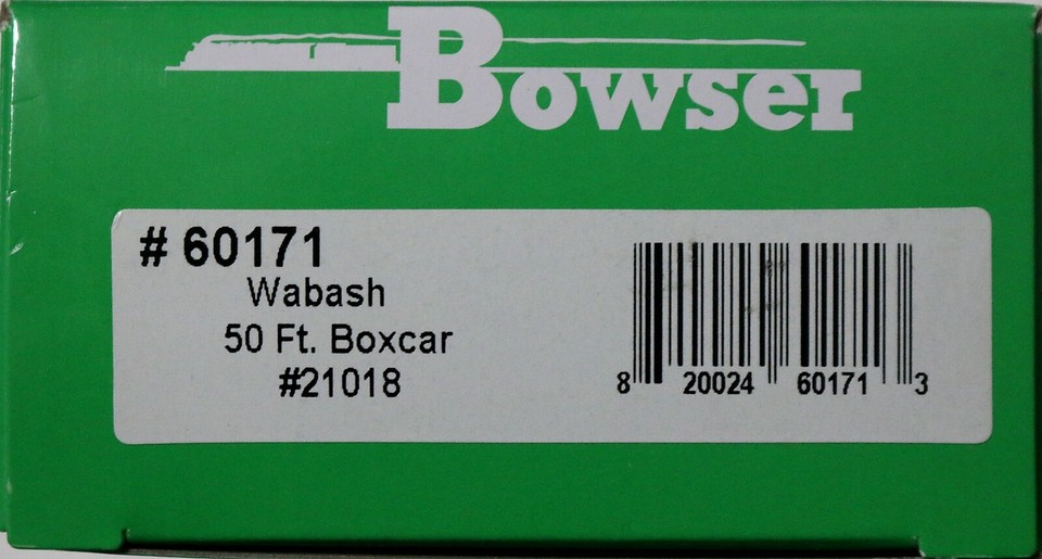 Bowser HO Wabash X32 Boxcar (60171) | eBay