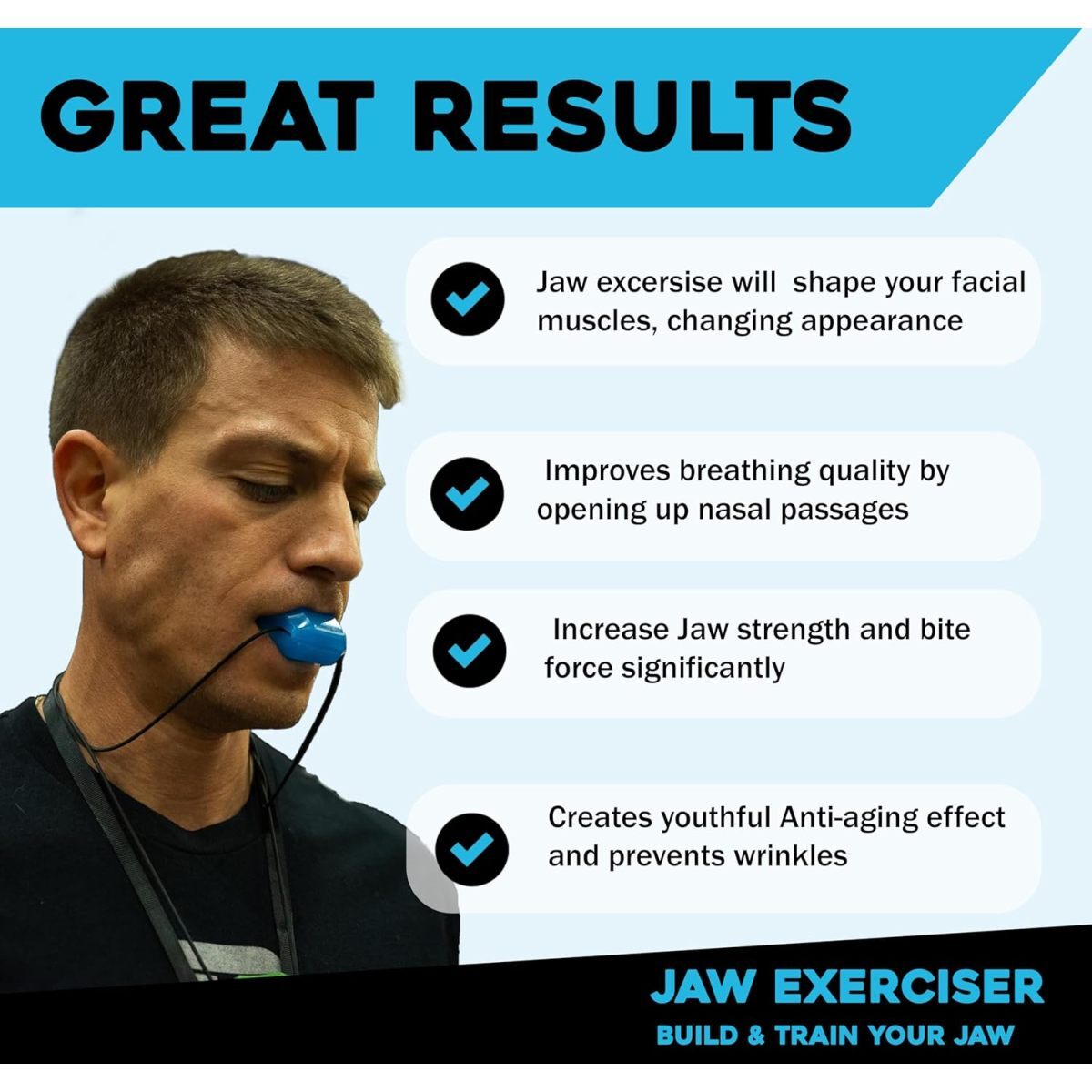JawLine Jaw Line Exercise Fitness Ball Trainer Muscle Neck Face ...
