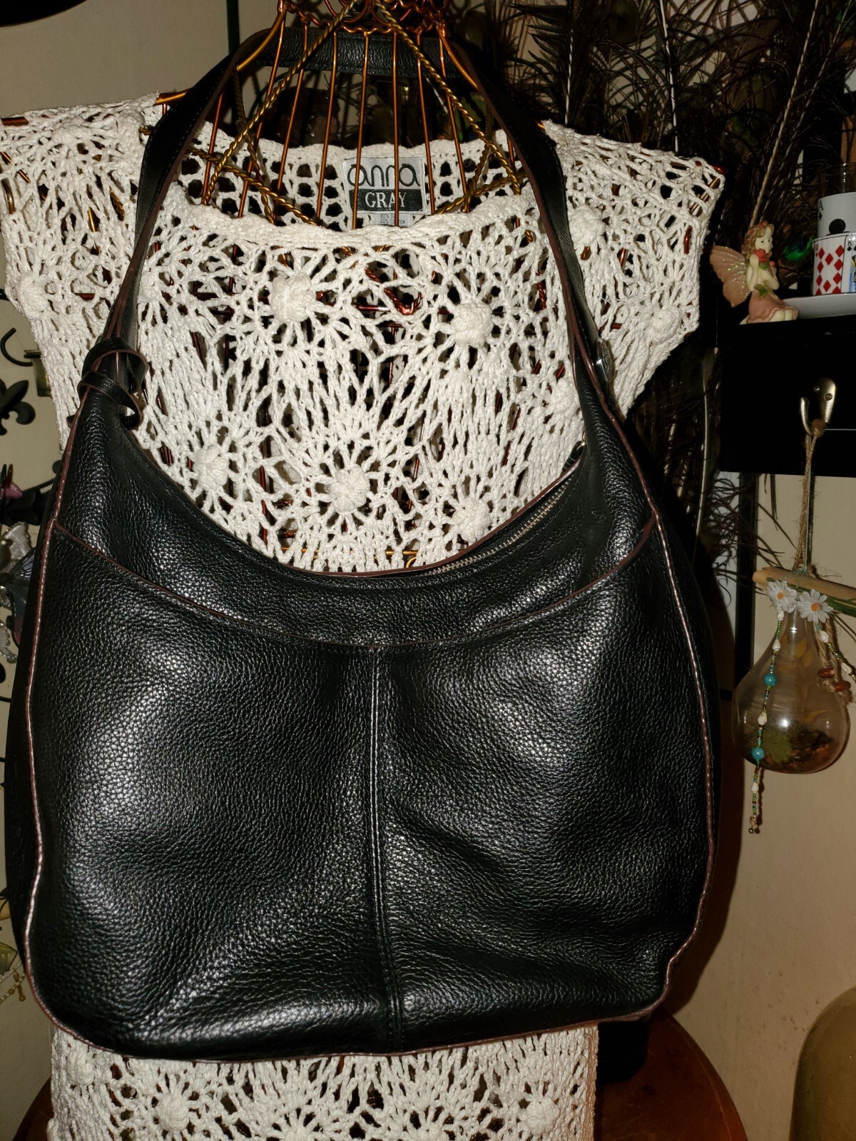 Brighton Silvana Ferrara Collection Genuine Leather Shoulder Bag Hobo ...