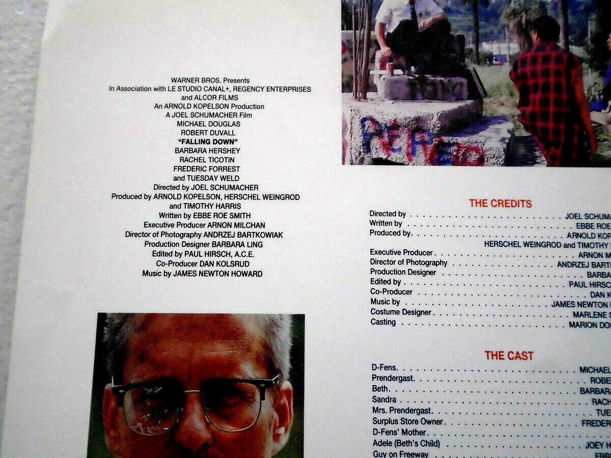 Falling Down Movie Cast