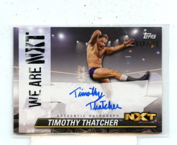 TIMOTHY THATCHER 2021 Topps WWE We Are NXT Auto Autograph #D /250 #A-TT ...