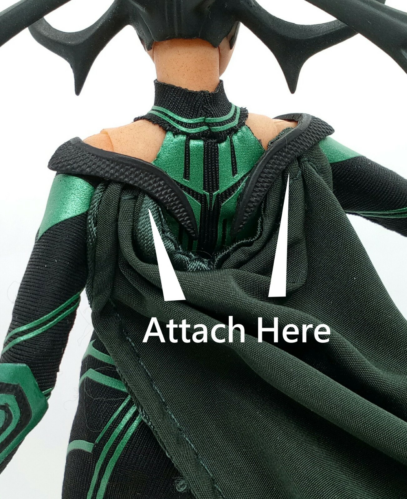 Mezco Thor Ragnarok Hela Dedicated Wire Green Cape | eBay