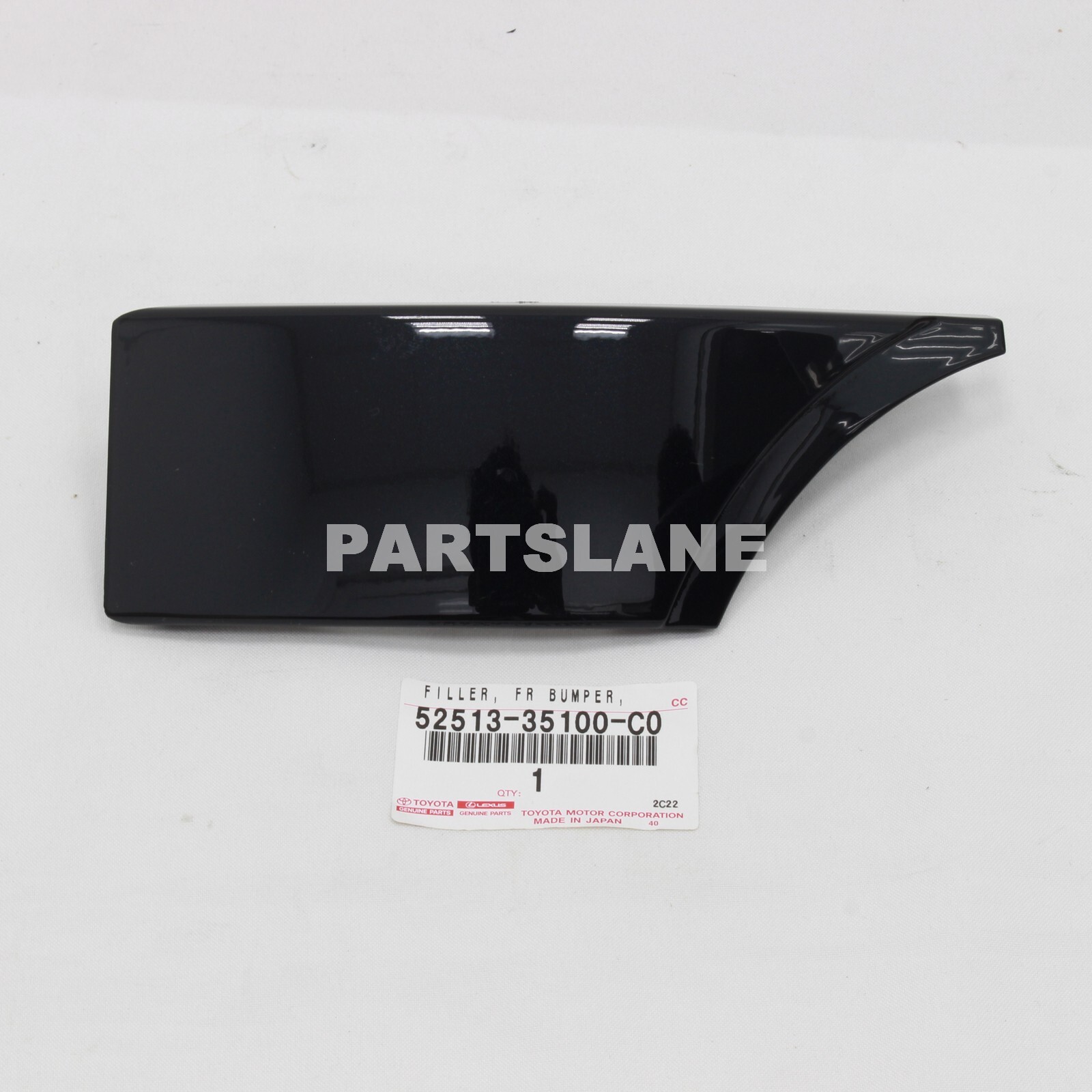 Toyota FJ Cruiser 07-14 OEM Genuine BLACK Front Bumper Filler LH 52513 ...