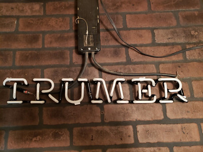 Trumer Pils Logo Neon Sign Replacement Tube - Trumer Tube Only- Glass ...