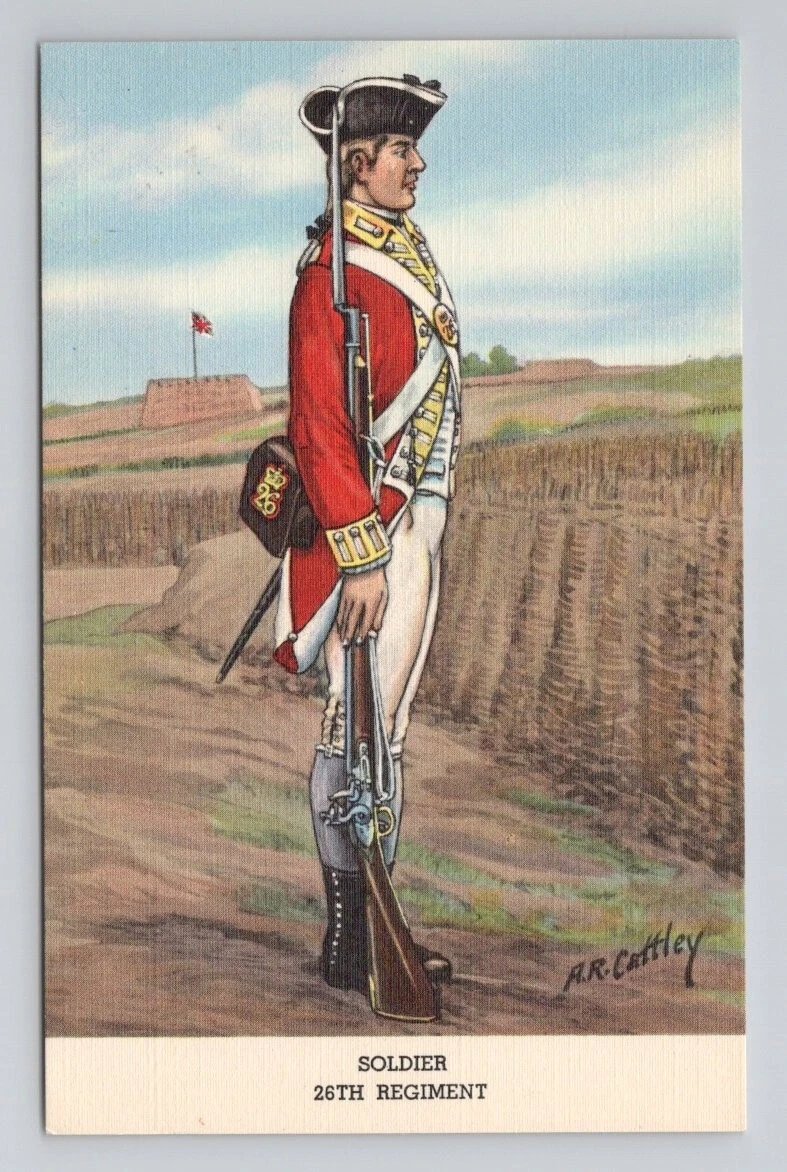 British Soldiers Revolutionary War Drawings