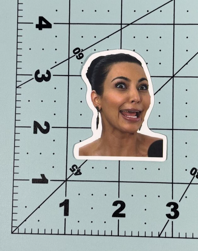 Kim Kardashian Waterproof Vinyl Sticker | eBay