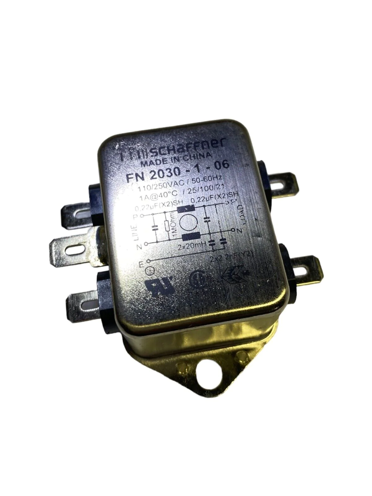 SCHAFFNER FN2030-1-06 EMC/EMI Line Filter 250VAC (4-Pack) | eBay