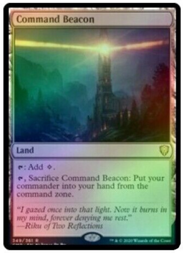 mtg magic command beacon FOIL ENGLISH flambeau du commandement ...