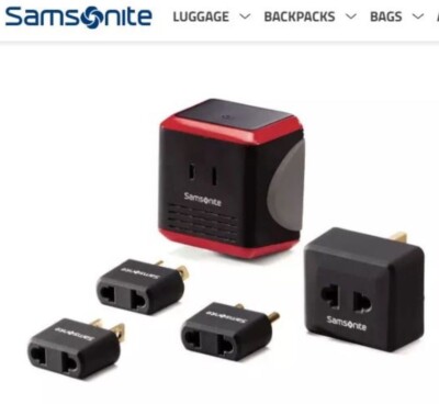 BRAND NEW COMPACT POWER MANAGEMENT KIT BY SAMSONITE - 1600W CONVERTER ...