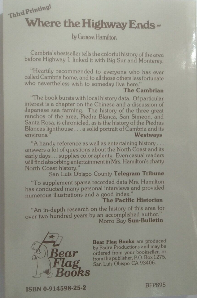 Where the Highway Ends by Geneva Hamilton (1999, Paperback ...