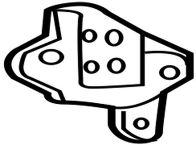 53803-60090 Toyota Bracket, front bumper side mounting, rh 5380360090 ...