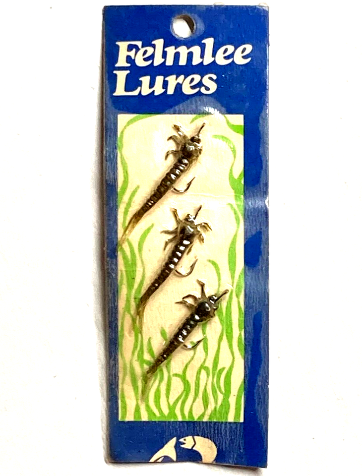 Felmlee Lures 2 Packs #690 Crayfish Rigged 2count and 1 Pack #50 ...